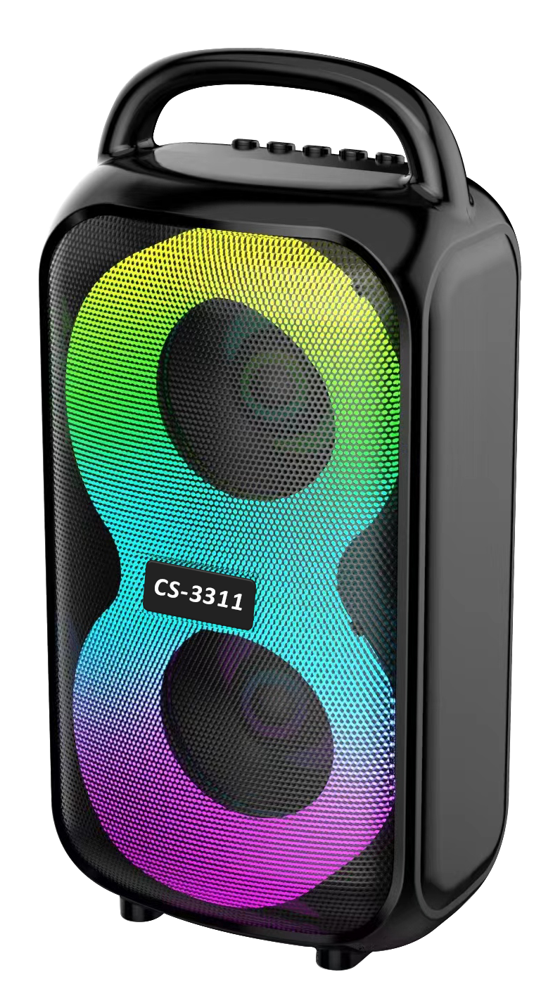 Boxa Portabila AT PERFORMANCE®, cu USB, Bluetooth, Lumini Led RGB, 200W ...